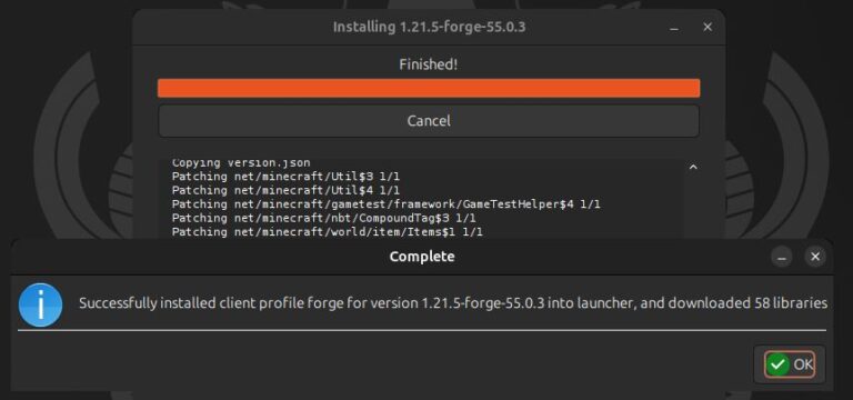 How to Install Minecraft Forge on Linux? (Illustrated Guide ...