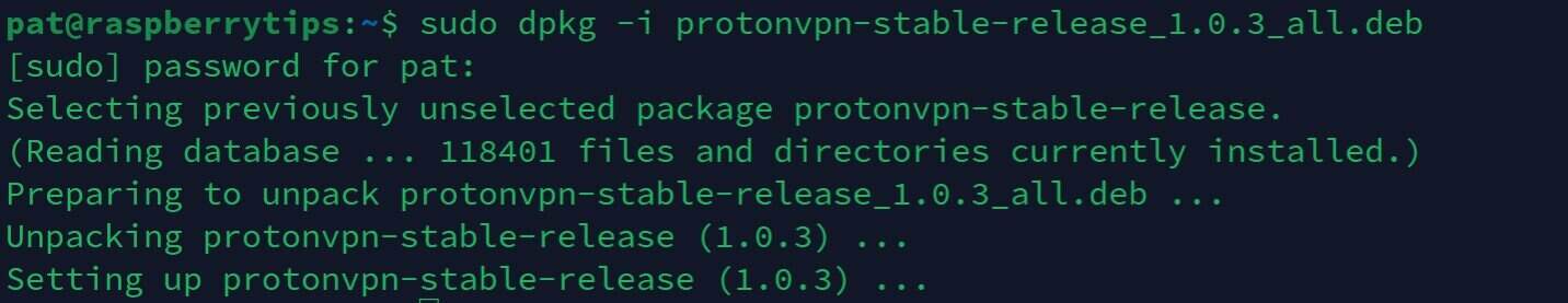 How To Install & Use ProtonVPN On Raspberry Pi (GUI & CLI) – RaspberryTips