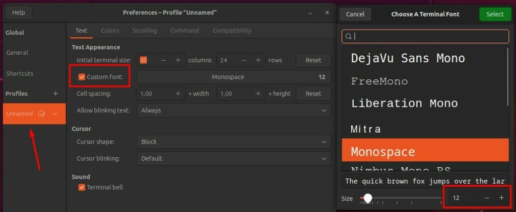 How to Increase Font Size in the Linux Terminal (+ bonus tips ...
