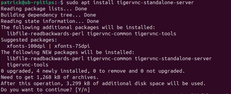 Setting Up Tigervnc Server On Ubuntu A Beginners Tutorial Raspberrytips 8226