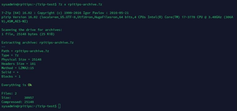How To Use ‘7z’: The Complete Linux Command Guide – RaspberryTips