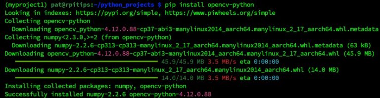 Install OpenCV on Raspberry Pi: The Only Guide You Need – RaspberryTips