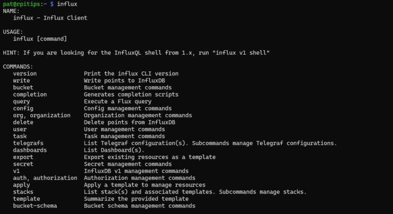 Getting Started With Influxdb On Raspberry Pi Raspberrytips