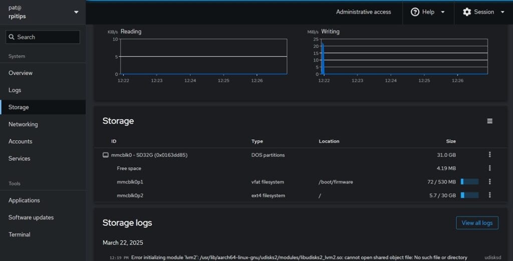 Cockpit on Raspberry Pi: The Ultimate Monitoring Tool – RaspberryTips