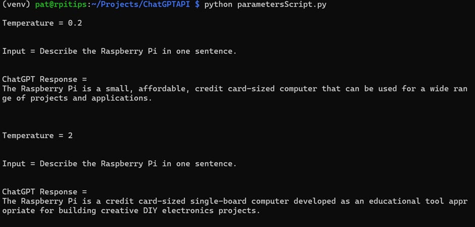 Python: Use the ChatGPT API for any Raspberry Pi Project – RaspberryTips