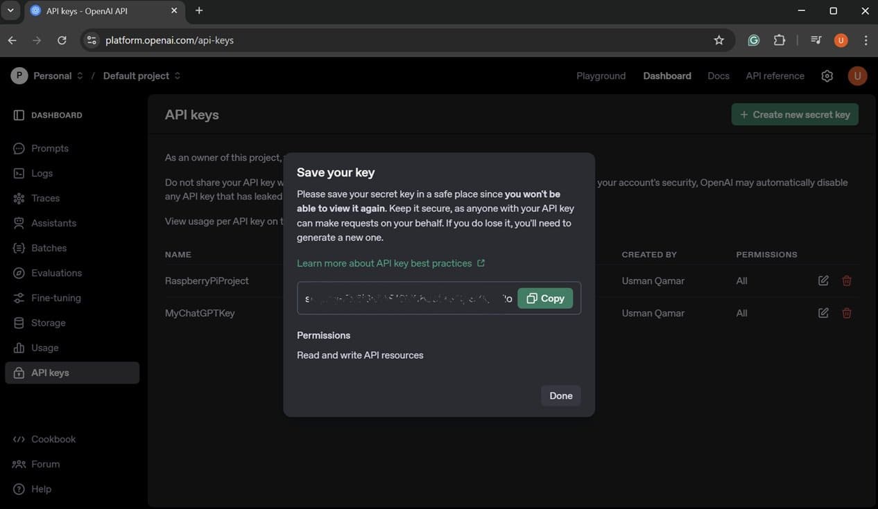 Python: Use the ChatGPT API for any Raspberry Pi Project – RaspberryTips